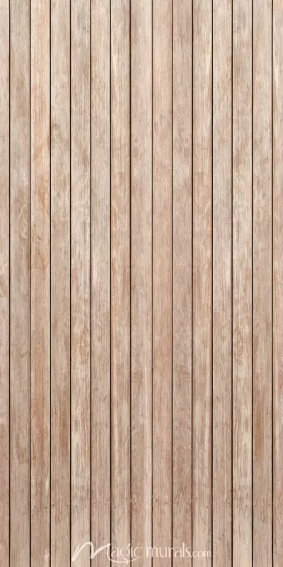 Natural Wood Paneling Wallpaper Mural by Magic Murals