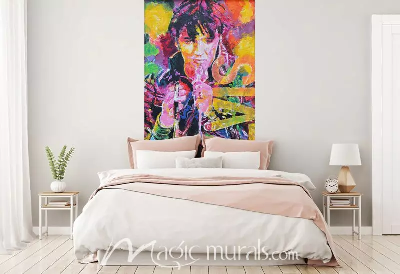 Elvis Presley Tribute Wallpaper Mural by Magic Murals