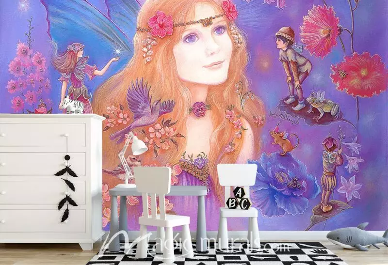 The Fairy Queen Wallpaper Wall Mural by Magic Murals