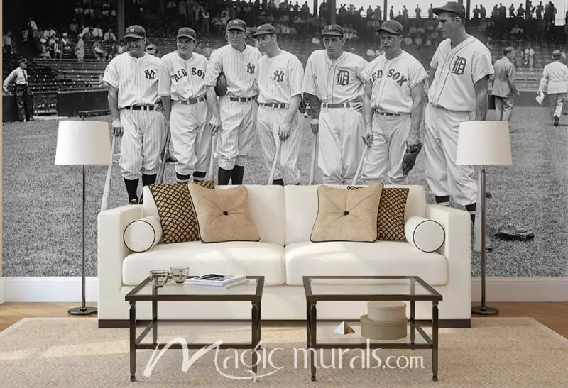 All Star Team Wallpaper Wall Mural by Magic Murals