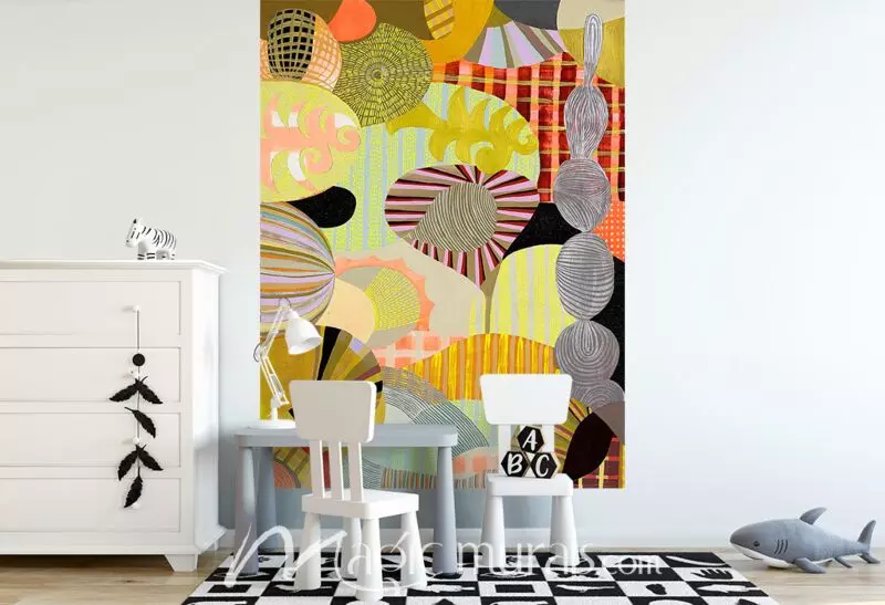 Abstract 101 Wallpaper Wall Mural by Magic Murals