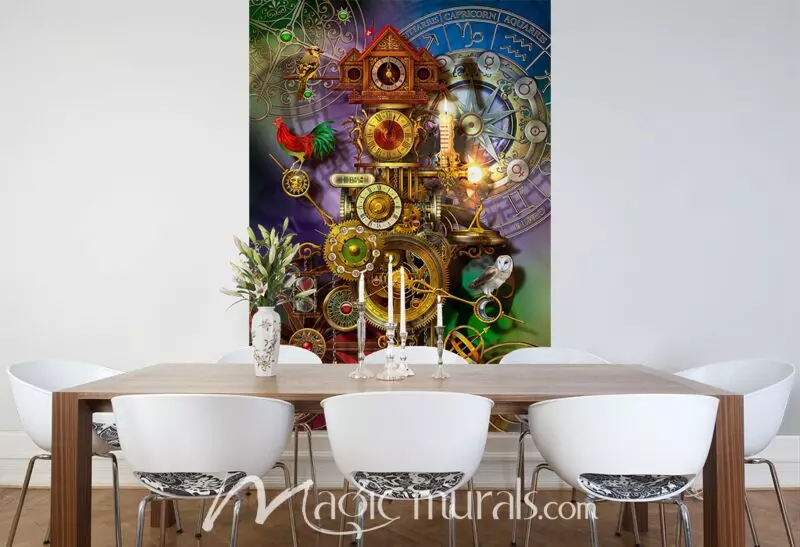 About Time Wallpaper Wall Mural by Magic Murals