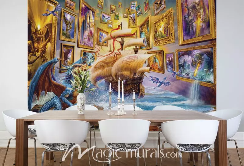 Gallery Wallpaper Wall Mural by Magic Murals