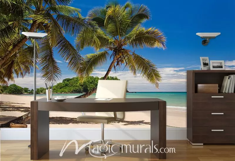 Coconut Trees Wallpaper Wall Mural by Magic Murals