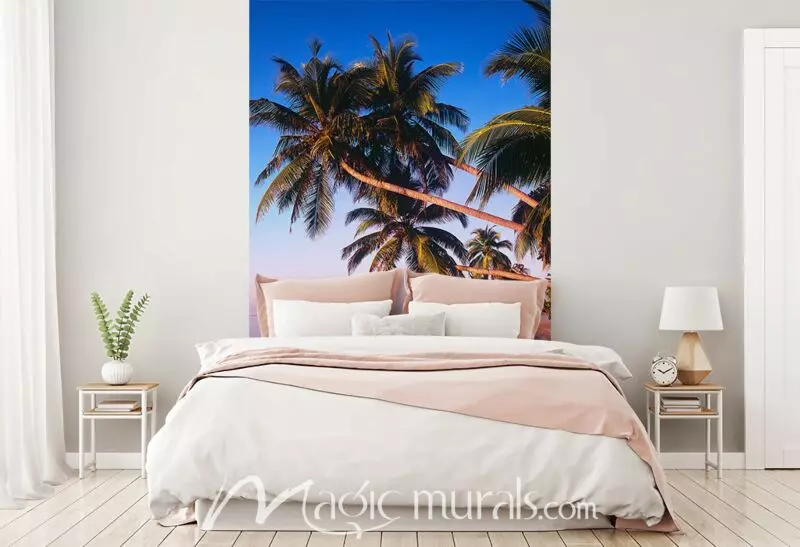 Palm Trees, Maldives Wallpaper Mural by Magic Murals