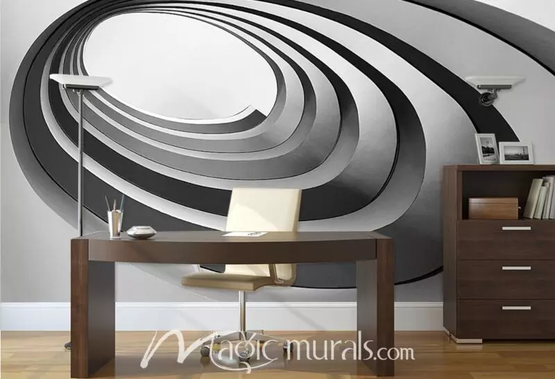 Loop Wallpaper Wall Mural by Magic Murals
