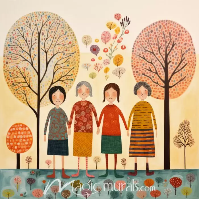 Unity in Diversity 2 Wallpaper Mural by Magic Murals