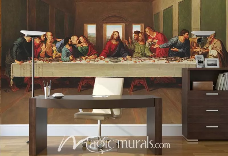 The Last Supper Wallpaper Wall Mural by Magic Murals