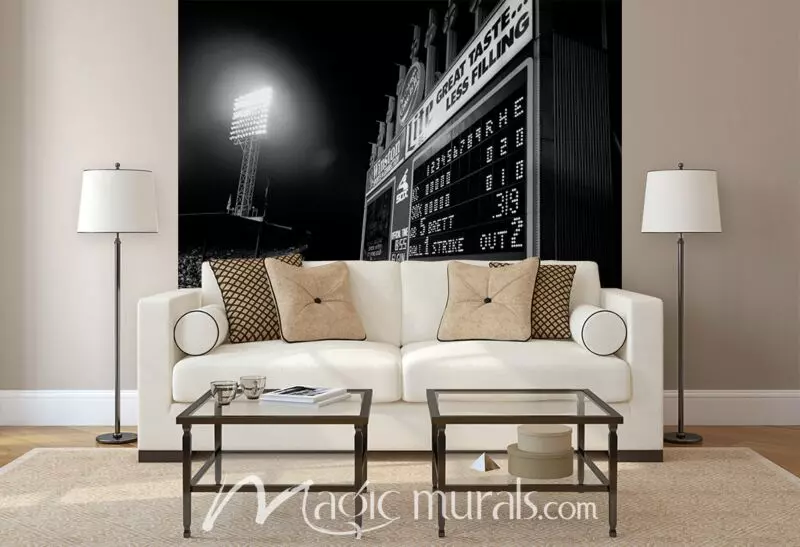 Baseball Scoreboard I Wallpaper Mural by Magic Murals