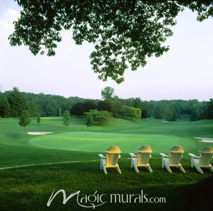 Columbia Country Club Adirondacks Mural by Magic Murals