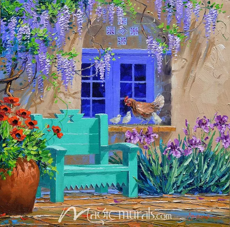 Celebrate Spring Wallpaper Wall Mural by Magic Murals