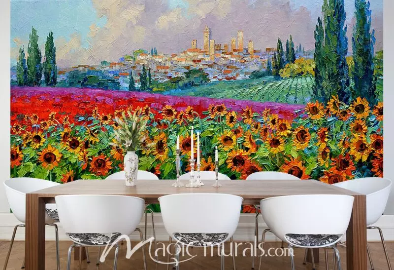 Dancing in the Wind Wallpaper Wall Mural by Magic Murals