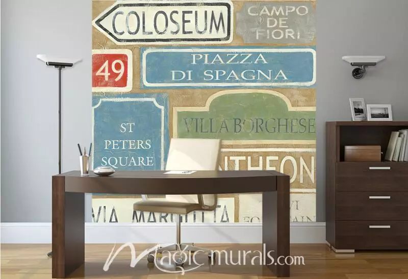 Tour of Rome Wallpaper Wall Mural by Magic Murals