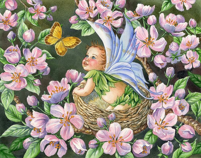 Fairy Murals - Wall Murals of Fairies at MagicMurals.com