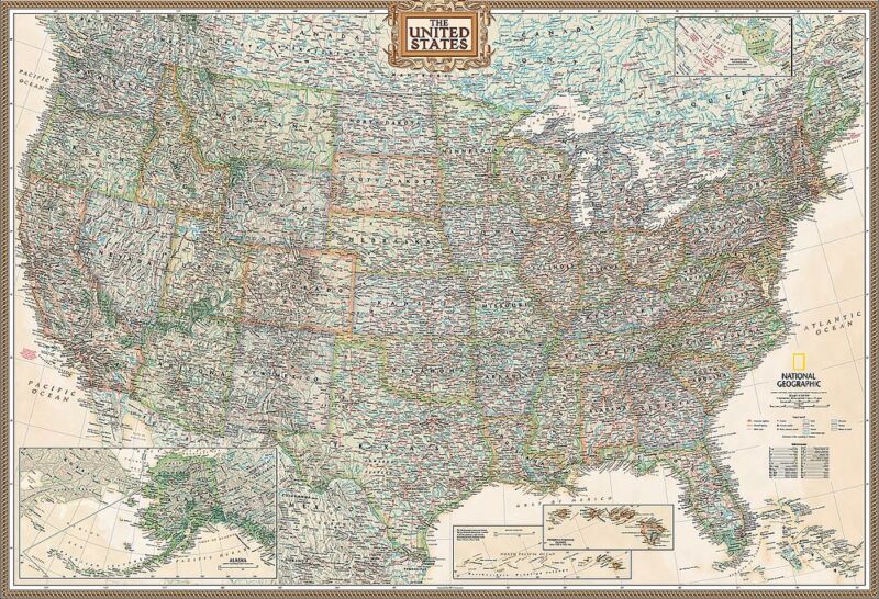 Map and Flag Murals - Wall Murals of Maps at MagicMurals.com