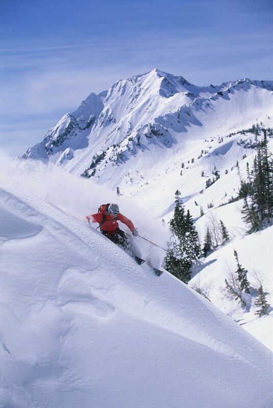 Skiing Murals & Snowboarding Murals at MagicMurals.com