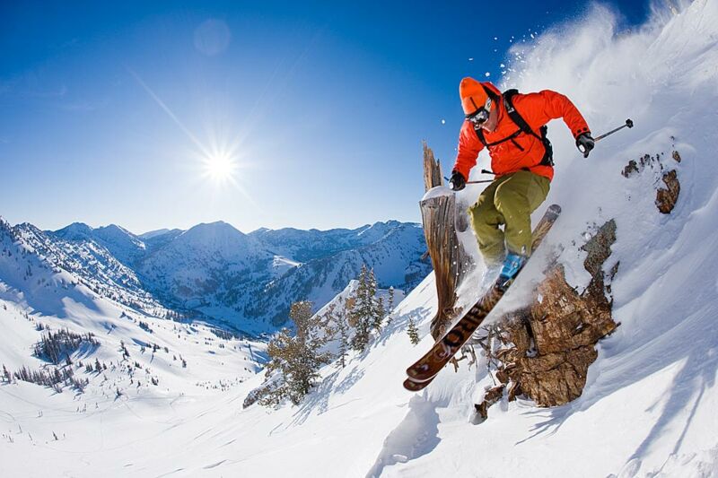 Skiing Murals & Snowboarding Murals at MagicMurals.com