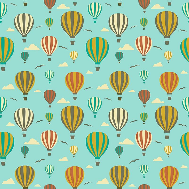 Repeating Children's Pattern Wallpaper at Magic Murals