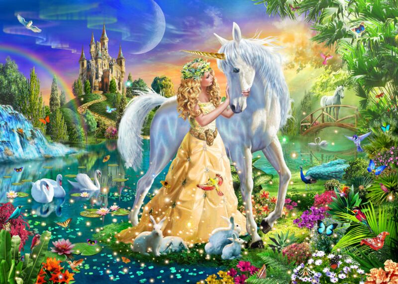 Unicorn Murals - Wall Murals of Unicorns at MagicMurals.com
