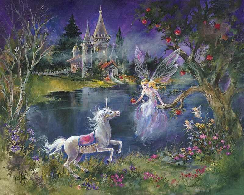 Fairy Murals - Wall Murals of Fairies at MagicMurals.com