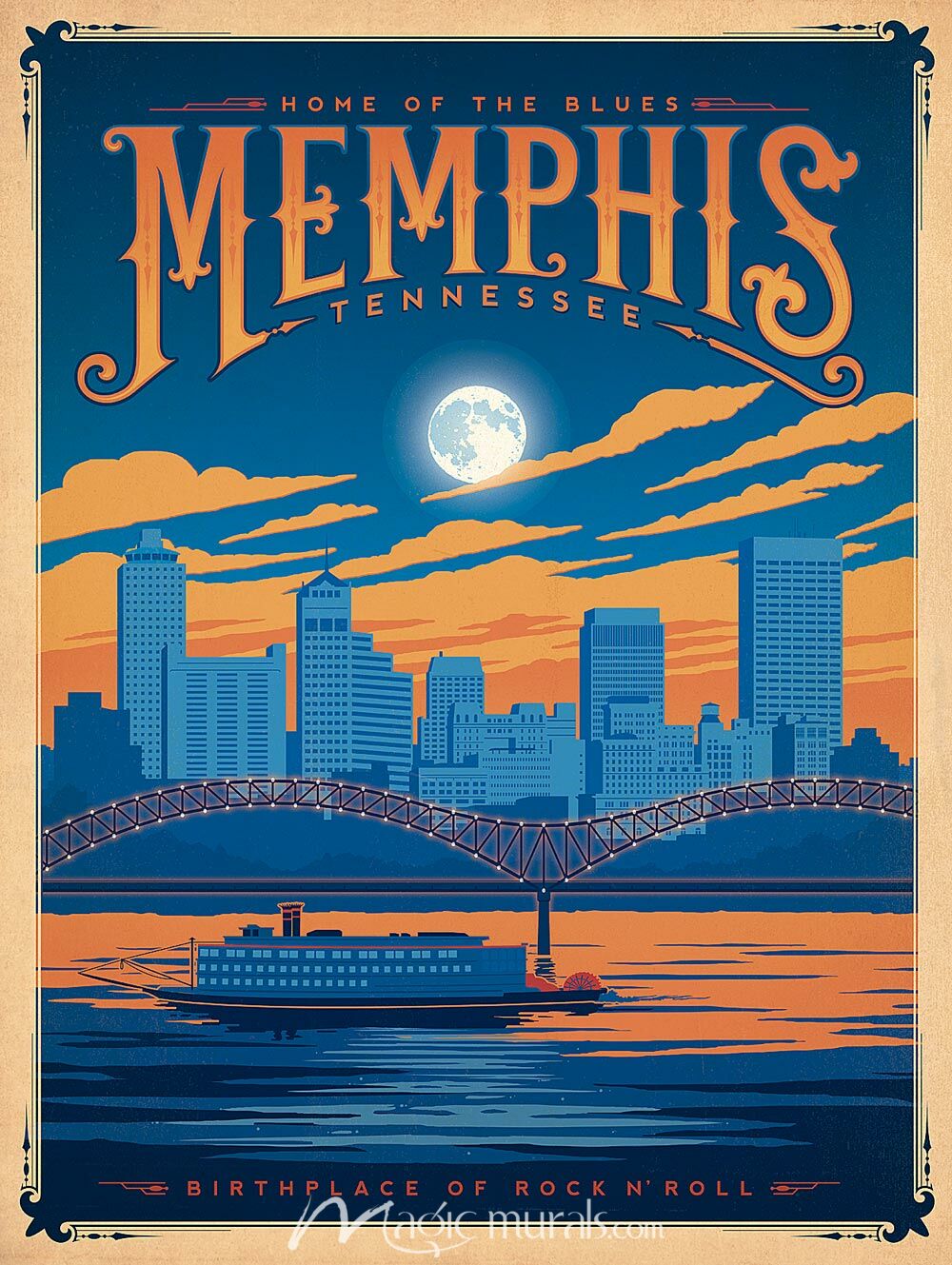 Memphis Wallpaper Wall Mural by Magic Murals