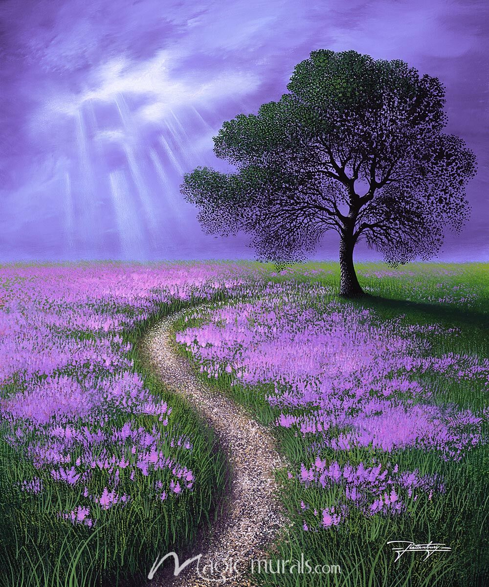 Pathway to the Oak Wallpaper Wall Mural by Magic Murals