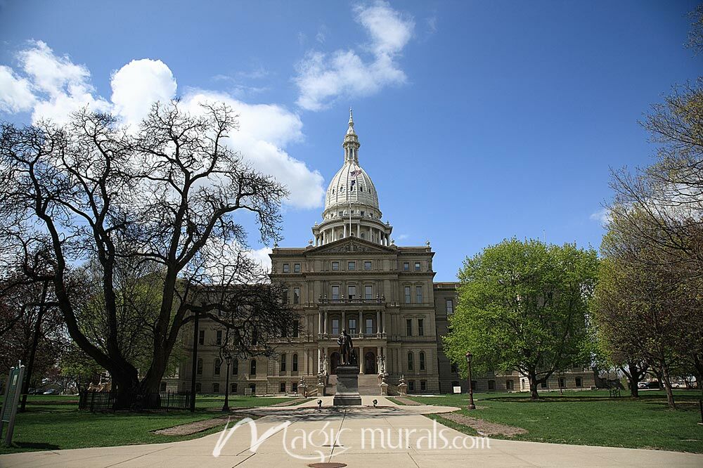 Michigan State Capitol Wallpaper Mural by Magic Murals
