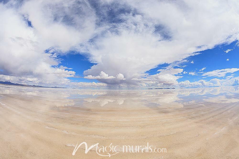 Salt Flat Reflections Wallpaper Mural by Magic Murals
