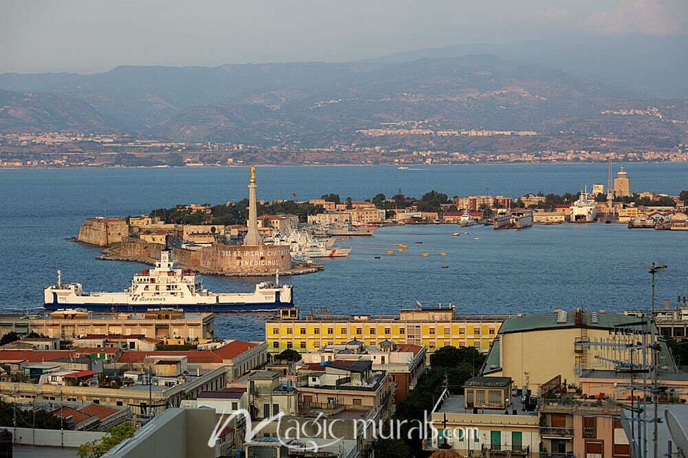 Messina Harbour Wallpaper Wall Mural by Magic Murals
