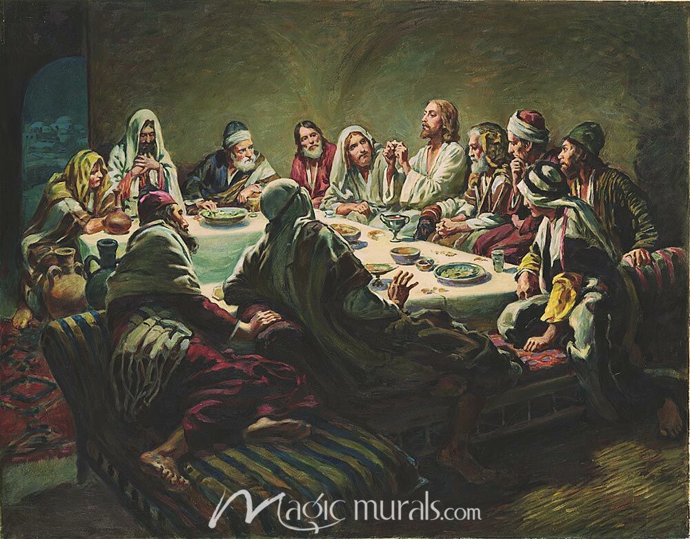 The Lord's Supper Wallpaper Wall Mural by Magic Murals