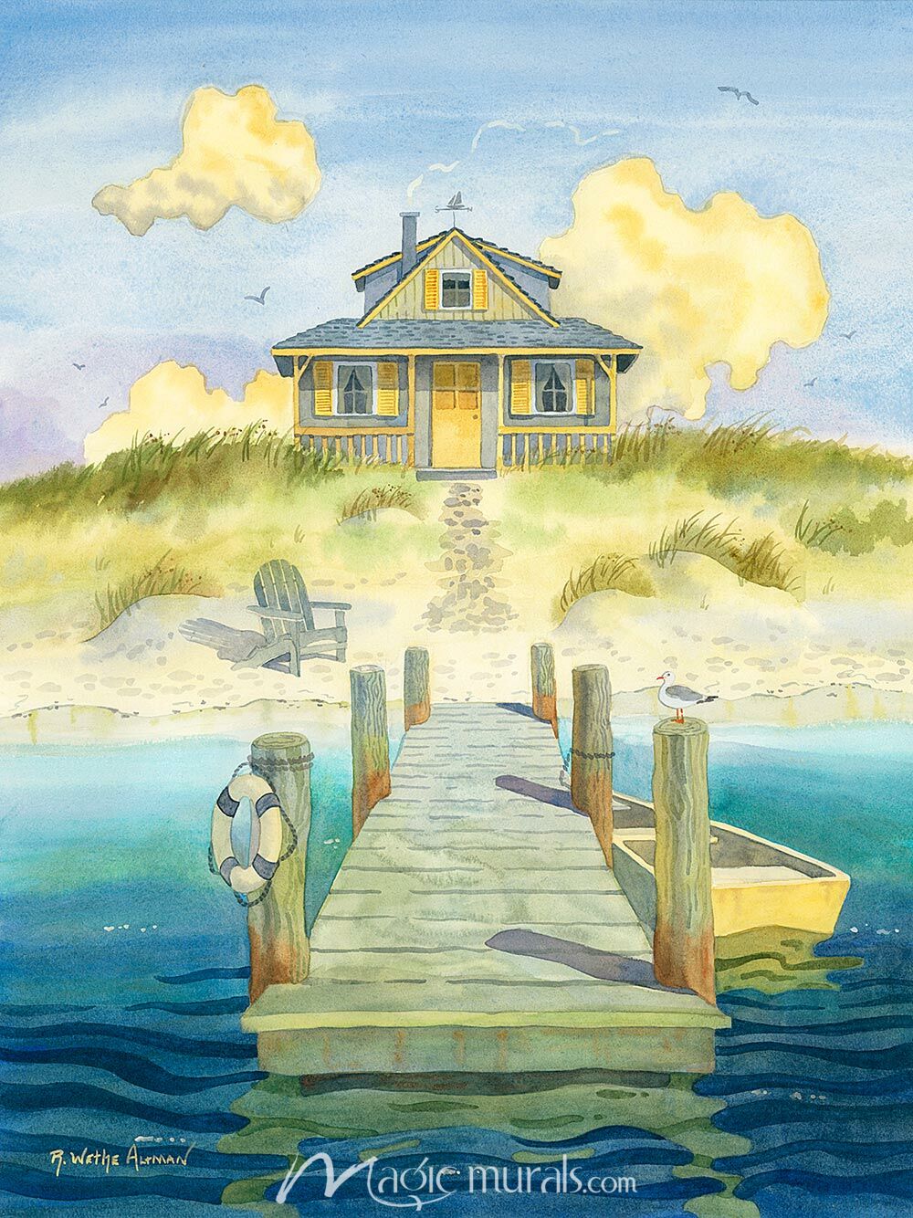 Welcome Home Wallpaper Wall Mural by Magic Murals
