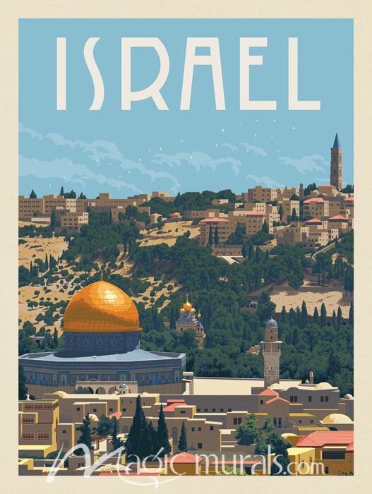 ADG Jerusalem Israel Wallpaper Mural by Magic Murals