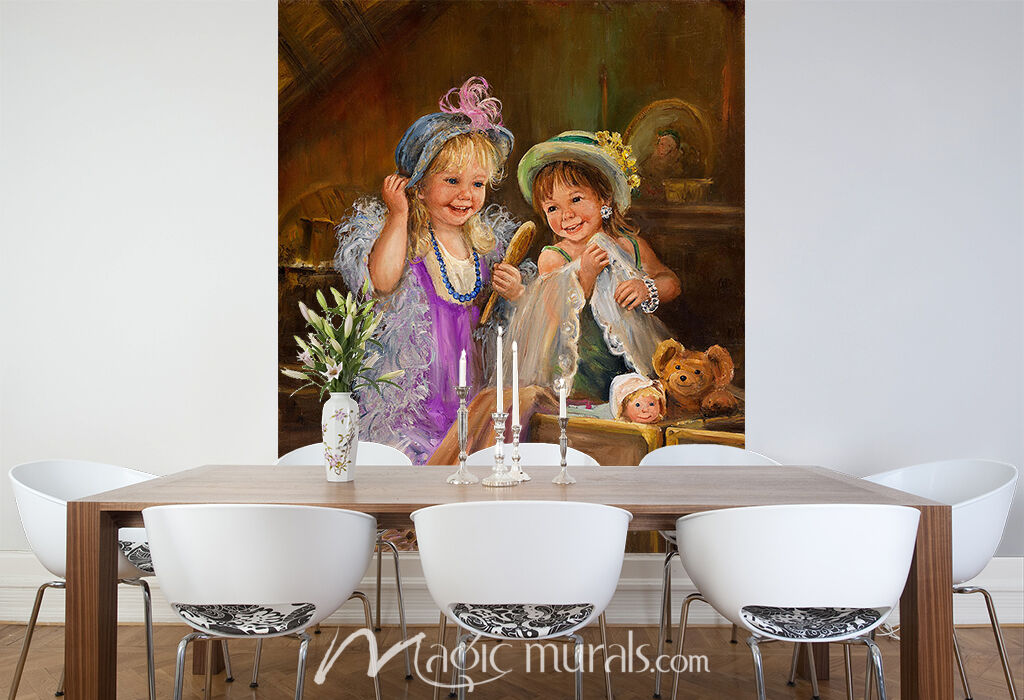 Playing Dress Up Wallpaper Wall Mural by Magic Murals