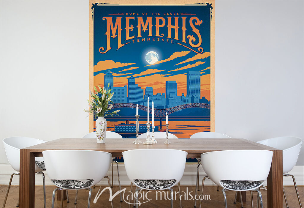Memphis Wallpaper Wall Mural by Magic Murals