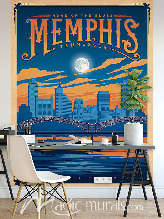 Memphis Wallpaper Wall Mural by Magic Murals