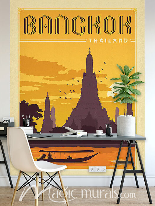 Bangkok Wallpaper Wall Mural by Magic Murals