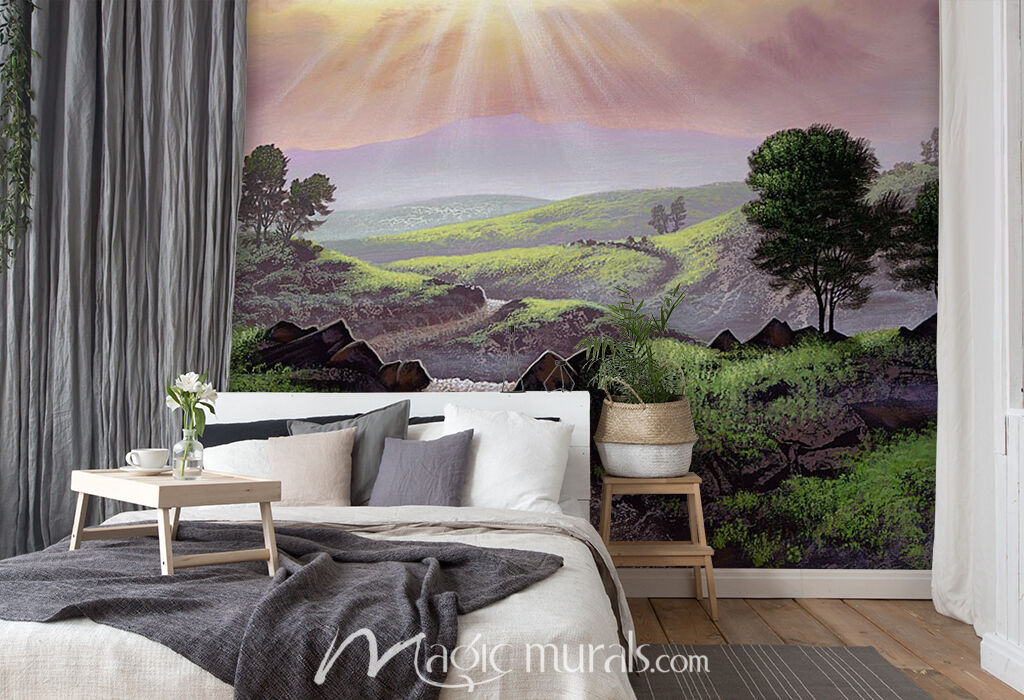 On the Right Path Wallpaper Wall Mural by Magic Murals