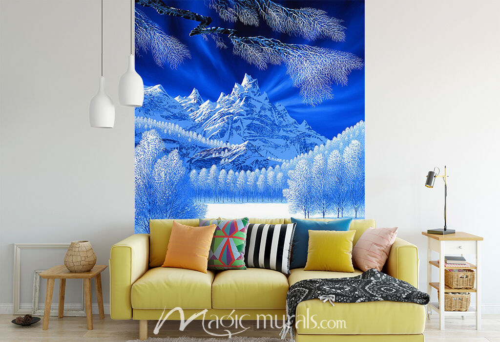 Icy Paradise Wallpaper Wall Mural by Magic Murals