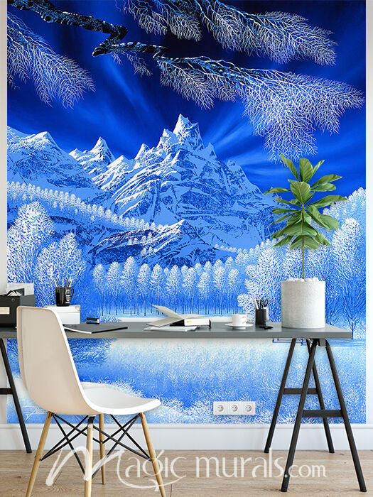 Icy Paradise Wallpaper Wall Mural by Magic Murals