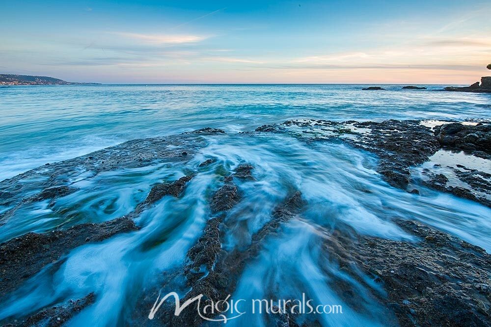 Pacific Tides Wallpaper Wall Mural by Magic Murals