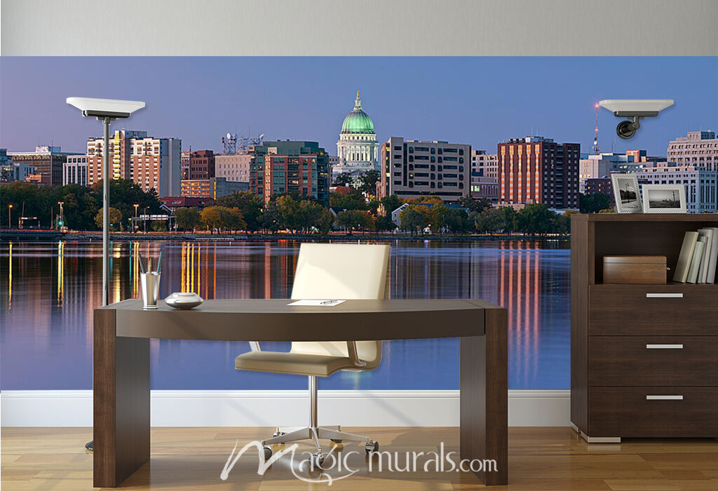 Madison, Wisconsin Wallpaper Wall Mural by Magic Murals
