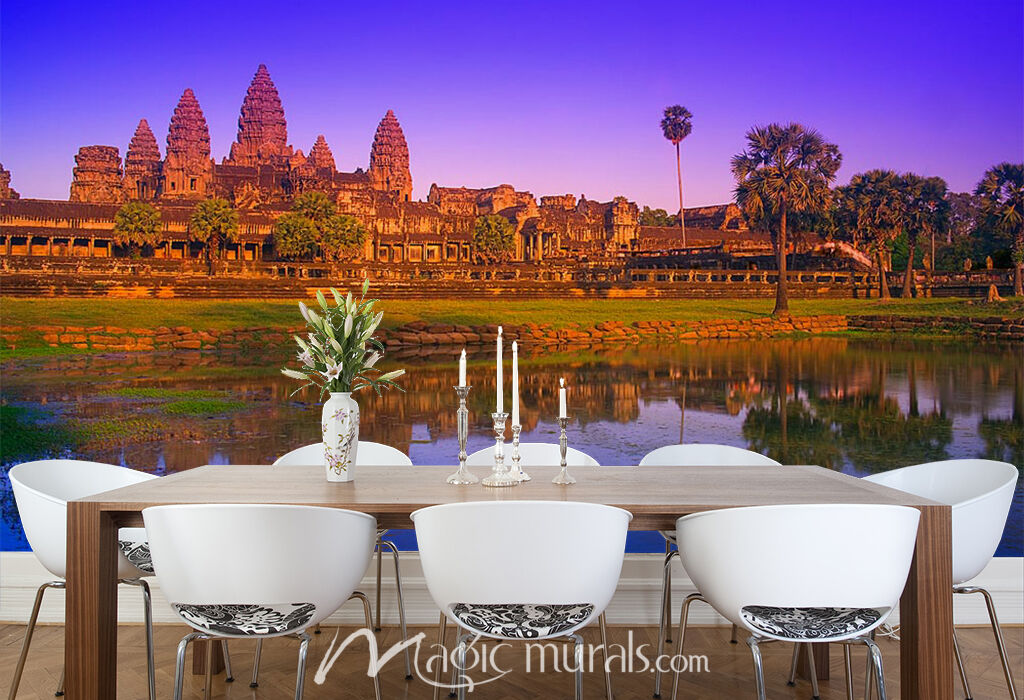 Angkor Wat Temple Wallpaper Wall Mural by Magic Murals