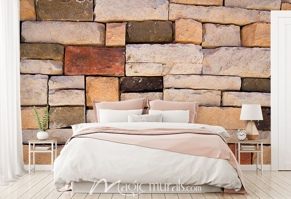 Brick Wall Wallpaper Wall Mural by Magic Murals