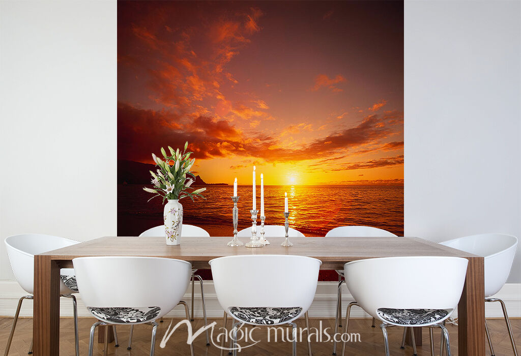 Calm Shoreline Wallpaper Wall Mural by Magic Murals