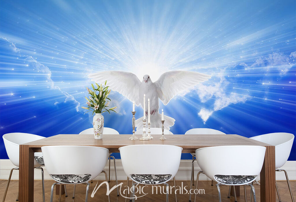 Holy Spirit Came Down Like a Dove Mural by Magic Murals