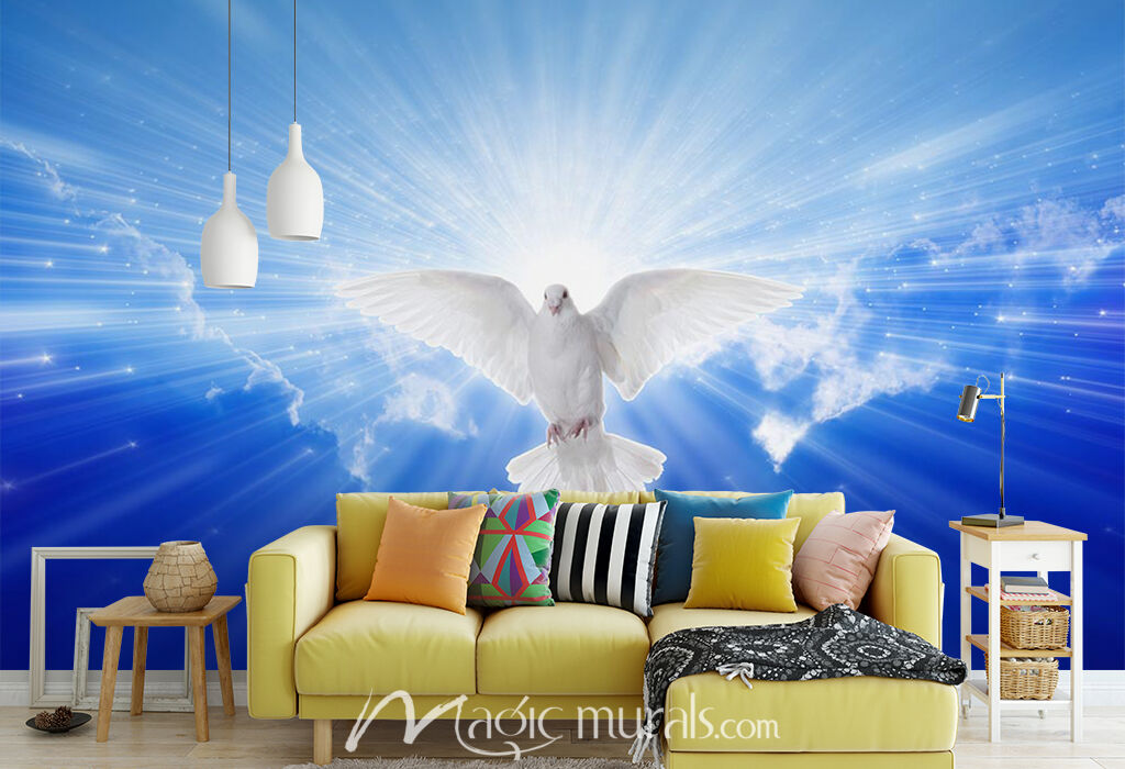 Holy Spirit Came Down Like a Dove Mural by Magic Murals