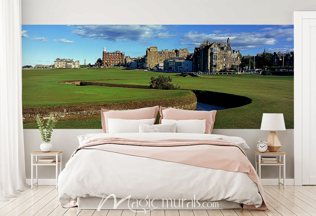 St Andrews 18th Hole Wallpaper Mural by Magic Murals