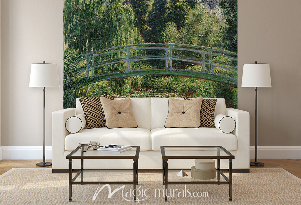 The Japanese Footbridge Wallpaper Mural by Magic Murals