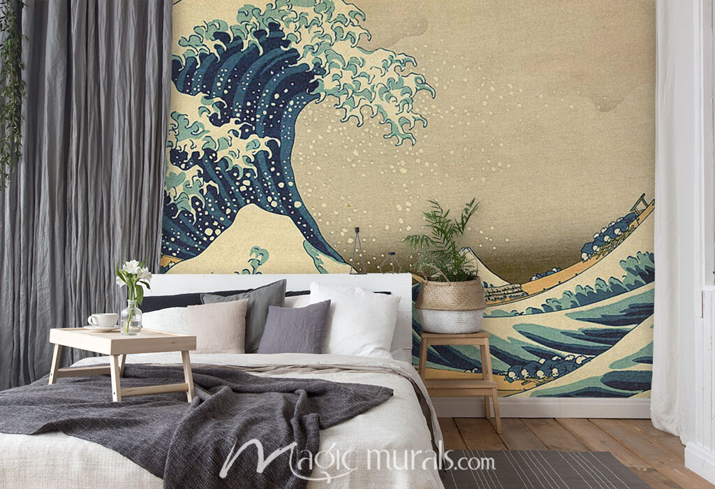 The Great Wave Wallpaper Wall Mural by Magic Murals