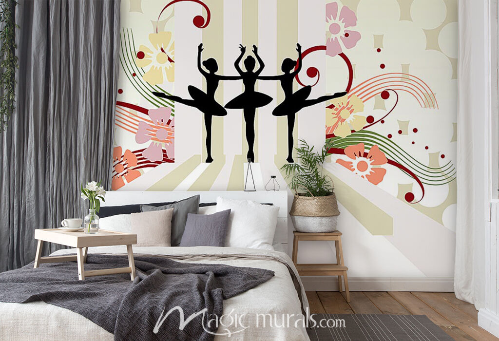 Modern Ballet Wallpaper Wall Mural by Magic Murals